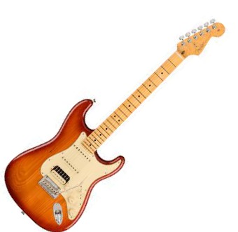CMVictor - Guitare électrique Fender Strat American Pro II HSS, Maple ...