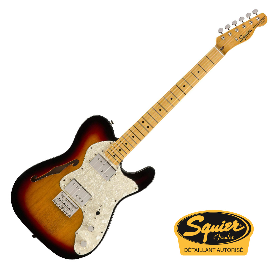 CMVictor - Guitare électrique Squier Tele Classic Vibe '70s Thinline ...